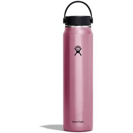 Hydro Flask Isolierflasche &raquo;40 OZ LIGHTWEIGHT WIDE FLEX CAP&laquo; TempShield ️ doppelwandige Vakuumisolierung rosa Edelstahl