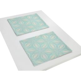 Adam Platzset &raquo;Retro Floret&laquo; 2-er Set blau Obermaterial: 100% Baumwolle