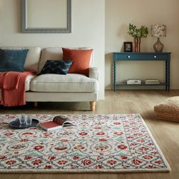 FLAIR RUGS Wollteppich &raquo;Iris Traditional&laquo; rechteckig 5 mm H&ouml;he Traditioneller Iris-Wollteppich rot Wolle