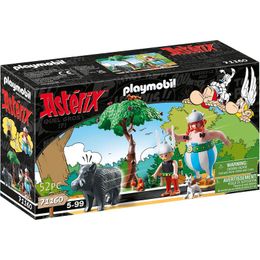 Playmobil Konstruktions-Spielset &raquo;Wildschweinjagd (71160), Asterix&laquo; Made in Europe bunt Konstruktions-Spielset