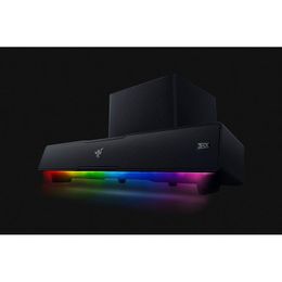 Razer Soundbar &raquo;Leviathan V2&laquo; 2.1 (Bluetooth App-Steuerung Bassregelung Beleuchtungseffekte Lautst&auml;rkeregelung Pairing 60 W) schwarz
