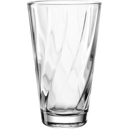 Leonardo Gl&auml;ser-Set &raquo;Trinkglas, TWIST, 300 ml, 6er-Set&laquo; Longdrinkbecher, sp&uuml;lmaschinengeeignet transparent Glas
