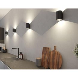 Loevschall Wandleuchte &raquo;Sekvens LED Wandleuchte, Wandlampe f&uuml;r K&uuml;che, Bad, Flur & Wohnzimmer&laquo; LED-Modul 1 Stk. Warmwei&szlig; Stilvoll & modern, Wasserdicht, Auf und 