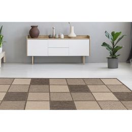 Arte Espina Teppich &raquo;Splash 400&laquo; rechteckig 8 mm H&ouml;he beige Polypropylen (PP)