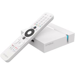 Strong Streaming-Box &raquo;LEAP-S3+V2 4K UHD Google TV&laquo; Video-Streaming: Netflix, Youtube, Amazon Prime Video, Disney+ wei&szlig; Betriebssystem: Android 11