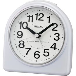 Seiko Funkwecker &raquo;QHR204W&laquo; Wecker, Reisewecker, Piepalarm, Schlafzimmer, Geschenkidee,Beleuchtung wei&szlig;