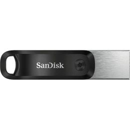 Sandisk USB-Stick &raquo;iXpand Go 64 GB&laquo; (64GB GB USB 3.0 ) silber Drehbares Design mit Schl&uuml;sselring