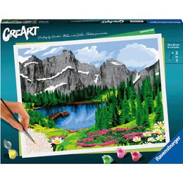 Ravensburger Malen nach Zahlen &raquo;CreArt, Mountain View&laquo; Made in Europe bunt