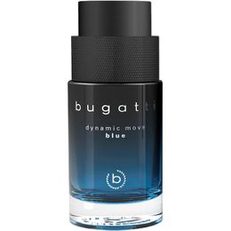 Bugatti Herren Bugatti Eau de Toilette &raquo;Dynamic Move Blue EdT 100ml&laquo; Zitrischer Herrenduft mit Muskatnuss, aquatischer Note und Amber. blau