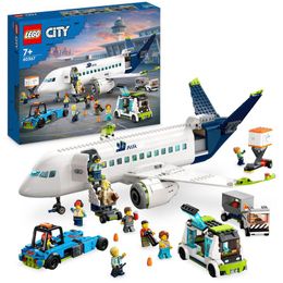 Lego Konstruktionsspielsteine &raquo;Passagierflugzeug (60367), Lego City&laquo; Made in Europe bunt Konstruktionsspielsteine
