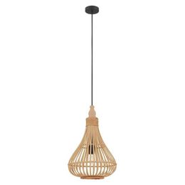 Eglo H&auml;ngeleuchte &raquo;AMSFIELD&laquo; E27 1 Stk. H&auml;ngelampe Esstisch, Esszimmerlampe, H&auml;ngeleuchte, Lampe, E27, &Oslash; 35 cm braun