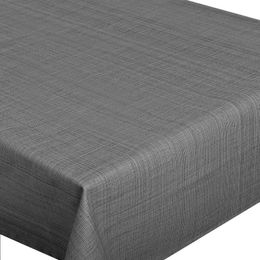 Delindo Lifestyle Tischdecke &raquo;SAMBA&laquo; Fleckabweisend, UV-best&auml;ndig, 230 g/m&sup2; grau Polyester