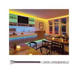 Paulmann LED-Streifen &raquo;Pro Strip Silver P75 5m RGBW 830 IP20 24V DC 77W&laquo; wei&szlig;