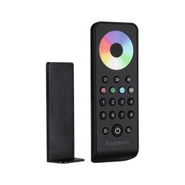 Paulmann LED-Streifen &raquo;Pro Funk Remote RGBW Multi Color 8 channels 2.4GHz Wei&szlig;/Kunststoff&laquo; Fernbedienung schwarz