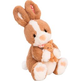 Nici Kuscheltier &raquo;Meadow Friends, Hase Hopsala 25 cm & Kind schlenkernd GREEN&laquo; braun Kuscheltier