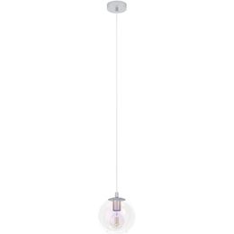 Eglo H&auml;ngeleuchte &raquo;ARISCANI 2 Pendellampe - Stahl - E27 - 1X60W - IP20&laquo; E27 1 Stk. H&auml;ngelampe, Deckenlampe, Wohnzimmer, Esszimmer, H110 x &Oslash;20 cm