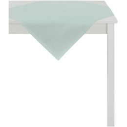Apelt Mitteldecke &raquo;ALASKA, LOFT STYLE, Rips Uni&laquo; blau Baumwolle, Polyester