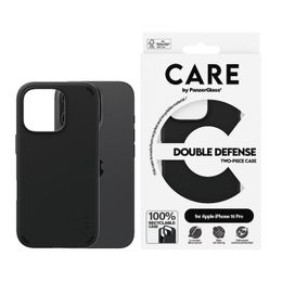 CARE by PanzerGlass Handyh&uuml;lle &raquo;Double Defence Case f&uuml;r Apple iPhone 16 Pro&laquo; Backcover, Schutzh&uuml;lle, Handyschutzh&uuml;lle, Case, Schutzcase, sto&szlig;fest 