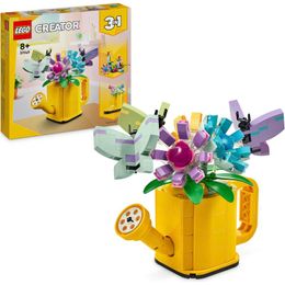Lego Konstruktionsspielsteine &raquo;Gie&szlig;kanne mit Blumen (31149), Lego Creator 3in1&laquo; Made in Europe bunt Konstruktionsspielsteine