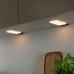 Loevschall Unterschrankleuchte &raquo;Polaris Set versch. Varianten, Unterbauleuchte, Unterschrankleuchte&laquo; LED-Modul Warmwei&szlig; Bewegungsmelder, LED integriert, Warmwei&szlig;