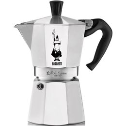 Bialetti Espressokocher &raquo;Moka Express&laquo; 0,27 l Kaffeekanne Aluminium grau
