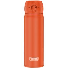 Thermos Isolierflasche &raquo;ULTRALIGHT BOTTLE, doppelwandiger Edelstahl, sp&uuml;lmaschinenfest&laquo; 10h hei&szlig; & 20h kalt, zerlegbares Safe Flow Lid Edelstahl, 