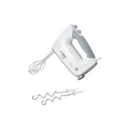 Bosch Handmixer &raquo;ErgoMixx MFQ36400, Edelstahl R&uuml;hrbesen/Knethaken, 5 Stufen, wei&szlig;&laquo; 450 W 5 Stufen plus Turbostufe, Made in Europe grau Handmixer