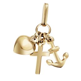 Firetti Kinder Kettenanh&auml;nger &raquo;Schmuck Geschenk Gold 375 Halsschmuck Anh&auml;nger Halskette LIEBE&laquo; () gold