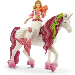 Schleich Spielfigur &raquo;BAYALA , Meerjungfrau-Feya auf Unterwassereinhorn (70593)&laquo; rosa Kunststoff