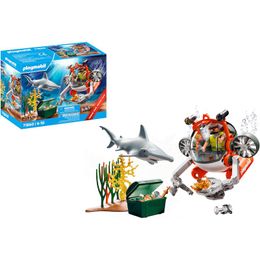 Playmobil Konstruktions-Spielset &raquo;Schatzsuche mit U-Boot (71860), Action Heroes&laquo; Made in Europe bunt Konstruktions-Spielset