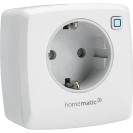 homematic IP Smart-Home-Zubeh&ouml;r &raquo;Schalt-Mess-Steckdose (V2) - 157337A0&laquo; wei&szlig; Der Betrieb erfordert die Anbindung an eine der folgenden L&ouml;sungen: 