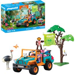 Playmobil Konstruktions-Spielset &raquo;Bunter Gel&auml;ndewagen (71854), Animals & Friends&laquo; Made in Europe Konstruktions-Spielset