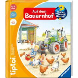 Ravensburger Kinderbuch &raquo;tiptoi Wieso? Weshalb? Warum? Auf dem Bauernhof&laquo; Made in Europe bunt Zahlreiche Ger&auml;usche, lustige Dialoge, Geschichten und Spiele