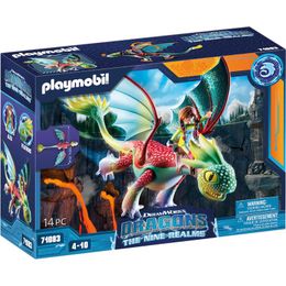 Playmobil Konstruktions-Spielset &raquo;Dragons: The Nine Realms - Feathers & Alex (71083)&laquo; Made in Germany bunt Konstruktions-Spielset