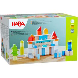 Haba Spielbausteine &raquo;Bausteine-Set Basis&laquo; Made in Germany; inkl. Aufbewahrungstasche bunt Spielbausteine