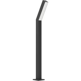 Eglo Stehlampe &raquo;Ugento Stehlampe, Au&szlig;enlampe, Metall und Kunststoff, Wegeleuchte, IP44&laquo; LED-Modul 1 Stk. Warmwei&szlig; Stehleuchte - L16,5 x B4 x H79 cm - 