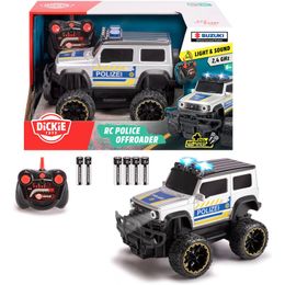 DICKIE TOYS RC-Auto &raquo;RC Suzuki Jimny Police, RTR&laquo; mit Licht und Sound silber RC-Auto