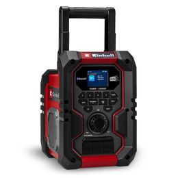 Einhell Baustellenradio &raquo;TE-CR 18 Li DAB+/FM/BT - Solo&laquo; ( Digitalradio (DAB+) FM-Tuner mit RDS 10 W) ohne Akku rot