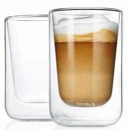 Blomus Thermoglas &raquo;NERO&laquo; Doppelwandig, Inhalt 250 ml, 2-teilig transparent Glas