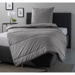 OTTO home Microfaserbettdecke + Microfaserkissen &raquo;Clarra Spar Set, Decke + Kissen 135x200, 155x200 cm & weitere Gr&ouml;&szlig;en&laquo; Set mit Kissen 40x80 cm, 80x80