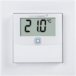 homematic IP Smart-Home-Zubeh&ouml;r &raquo;Temp.- und Luftfeuchtigkeitssensor Display &ndash;innen (150180A0)&laquo; wei&szlig; Auch mit Partnerl&ouml;sungen einsetzbar