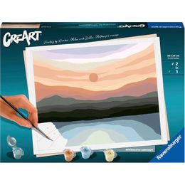 Ravensburger Malen nach Zahlen &raquo;CreArt, Minimalistic Landscape&laquo; Made in Europe bunt