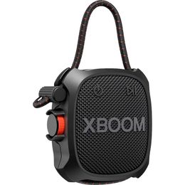 LG Portable-Lautsprecher &raquo;XBOOM Go DXG2&laquo; (Bluetooth Apple Siri Google Assistant Multipoint Anbindung 5 W) schwarz Bluetooth 5.3 (SBC, AAC), Multipoint
