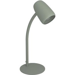 Eglo Tischleuchte &raquo;CARLO Tischlampe - Stahl - E14 - 1X18W - IP20&laquo; E14 1 Stk. Nachttischlampe, Flexarm, 1,5 m Kabelschalter, L8,5 x B8,5 x H46 cm