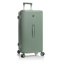 Heys Herren Hartschalen-Trolley &raquo;Earth Tone Trunk L&laquo; 106 l 4 Rollen Trunk-Koffer Hartschalen-Koffer TSA-Schloss Volumenerweiterung gr&uuml;n