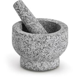 zeller M&ouml;rser &raquo;& St&ouml;&szlig;el-Set, Granit, grau&laquo; nat&uuml;rliches Material, 2,9 kg, 330 ml Granit