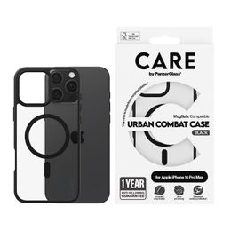 CARE by PanzerGlass Handyh&uuml;lle &raquo;Urban Combat Case mit MagSafe f&uuml;r Apple iPhone 16 Pro Max&laquo; Backcover, Schutzh&uuml;lle, Handyschutzh&uuml;lle, Case, Schutzcase,