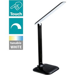 Eglo Tischleuchte &raquo;CAUPO&laquo; LED-Board Extra-Warmwei&szlig; Kaltwei&szlig; Neutralwei&szlig; Tageslichtwei&szlig; Warmwei&szlig; CCT schwarz