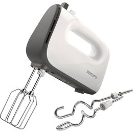 Philips Handmixer &raquo;HR3741/00&laquo; 450 W 5 Geschwindigkeiten plus Turbo, inkl. Quirle und Knethaken wei&szlig; Handmixer