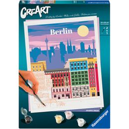 Ravensburger Malen nach Zahlen &raquo;CreArt, Farbenfrohes Berlin&laquo; f&uuml;r Erwachsene; Made in Europe bunt